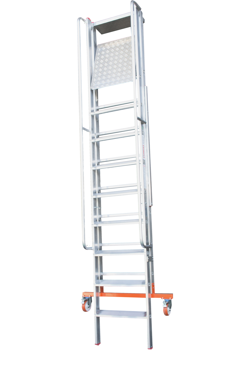 FOLDING PLATFORM LADDER